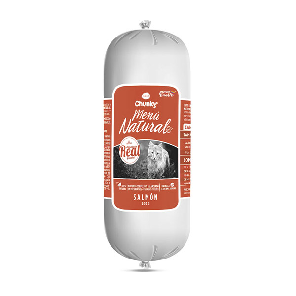 Chunky Gatos Menú Natural Salmón