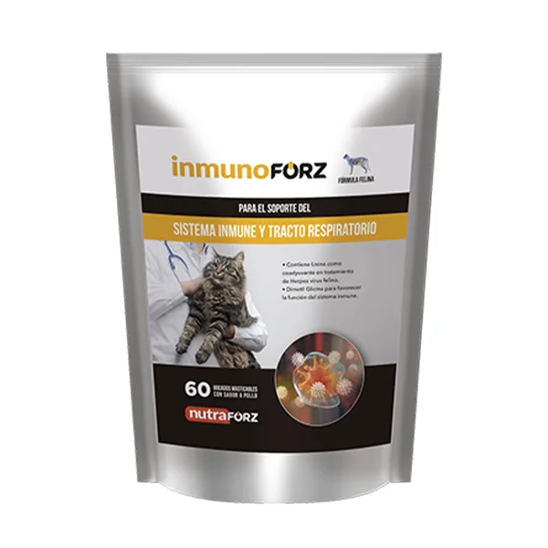 Inmunoforz Felino Sistema Inmune y Tracto Respiratorio